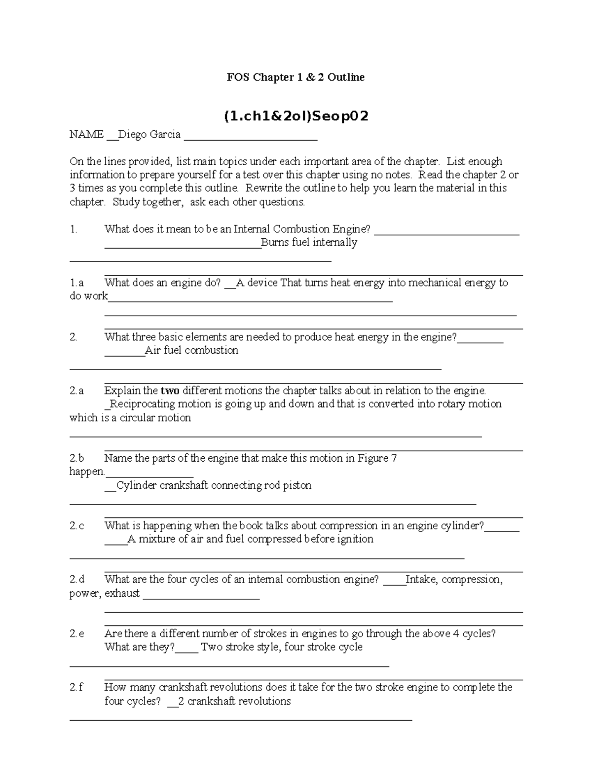 1.1 Ch 1 & 2 FOS engine safety - (1&2ol)Seop NAME __Diego Garcia ...