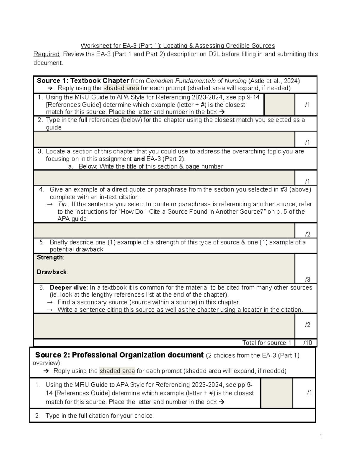 EA-3 (Part 1) Fill-in form only Final 1 - Worksheet for EA-3 (Part 1 ...