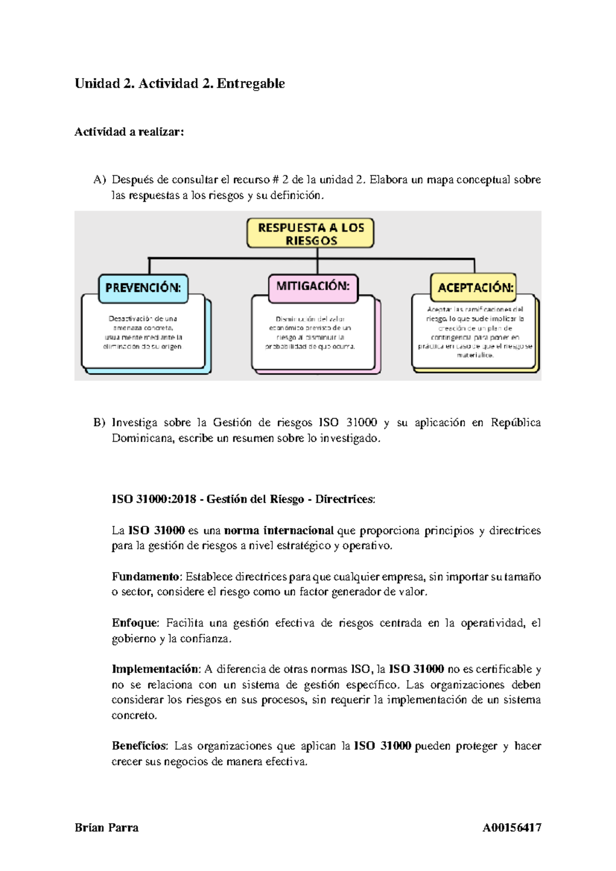 Unidad 2. Actividad 2. Entregable - Brian Parra - Brian Parra A Unidad ...