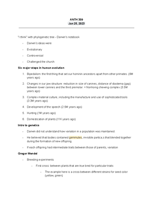 ANTH 150 Lecture Notes - Teacher: Zachary R Day - By the 1850’s in ...