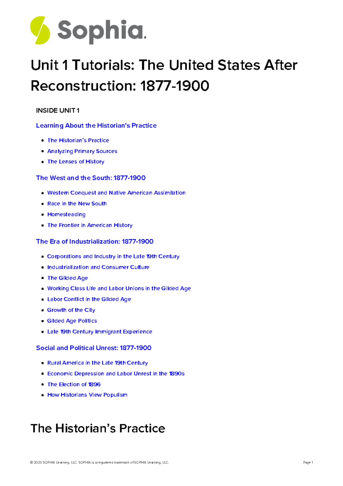 Unit 1 Notes Full - Unit 1 Tutorials: The United States After ...