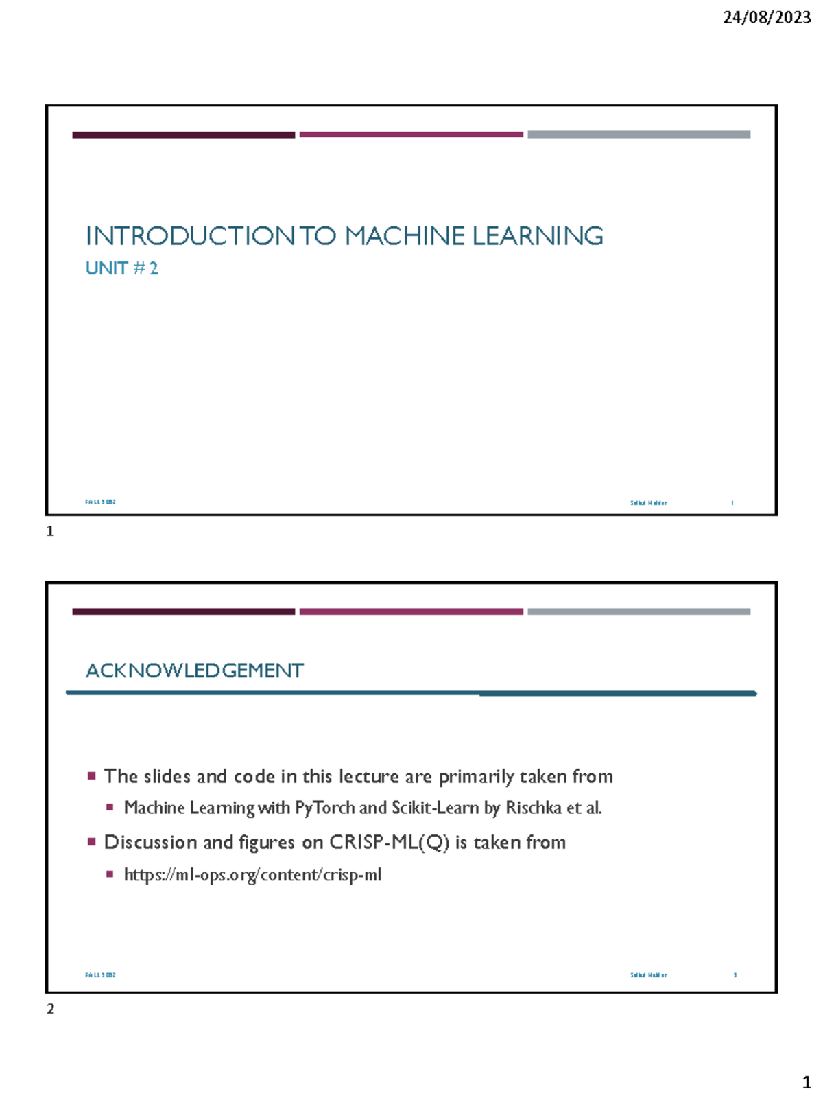 Iml 2 Data Preparation Introduction To Machine Learning Unit 2 8445
