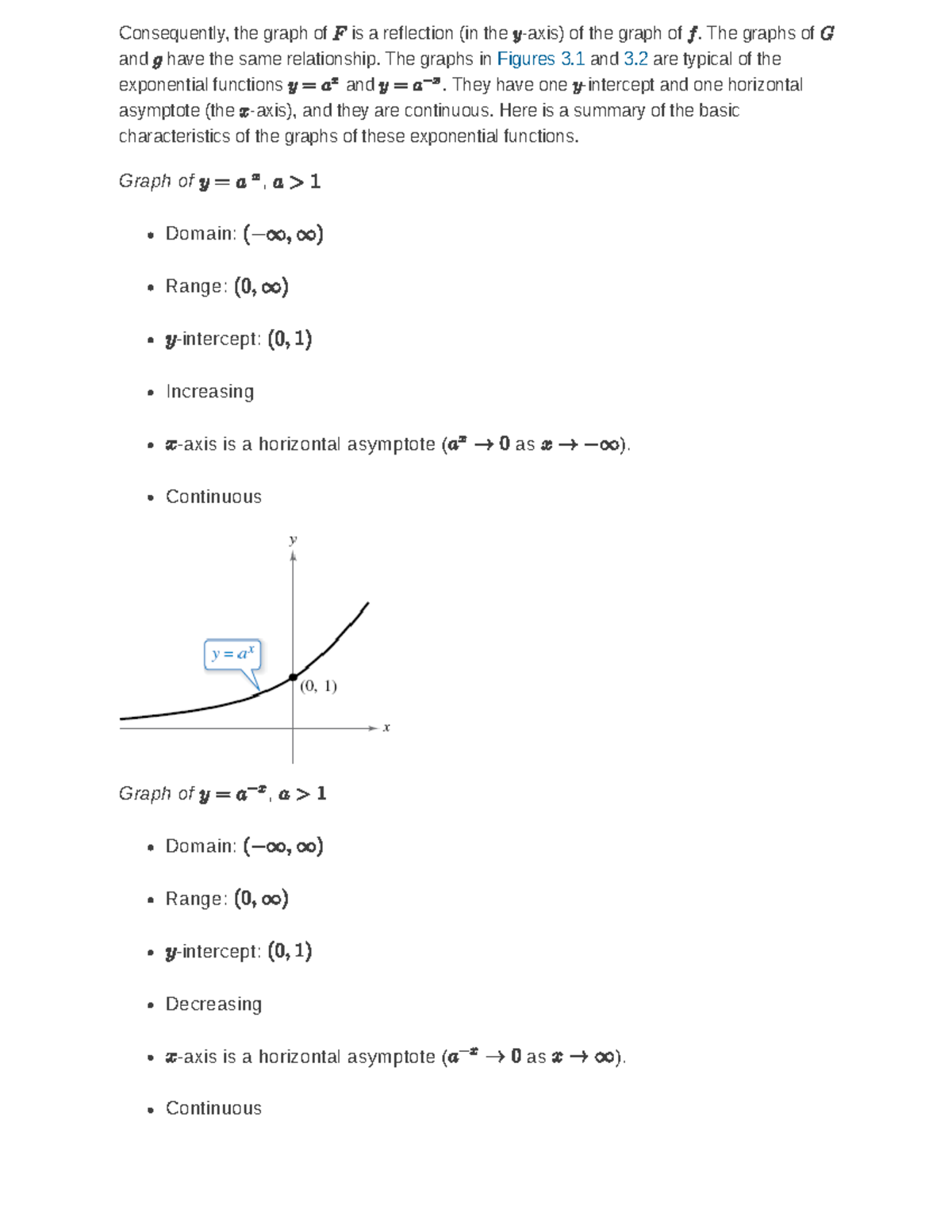 Chapter 3 Graphs of Exponential Functions - Consequently, the graph of ...