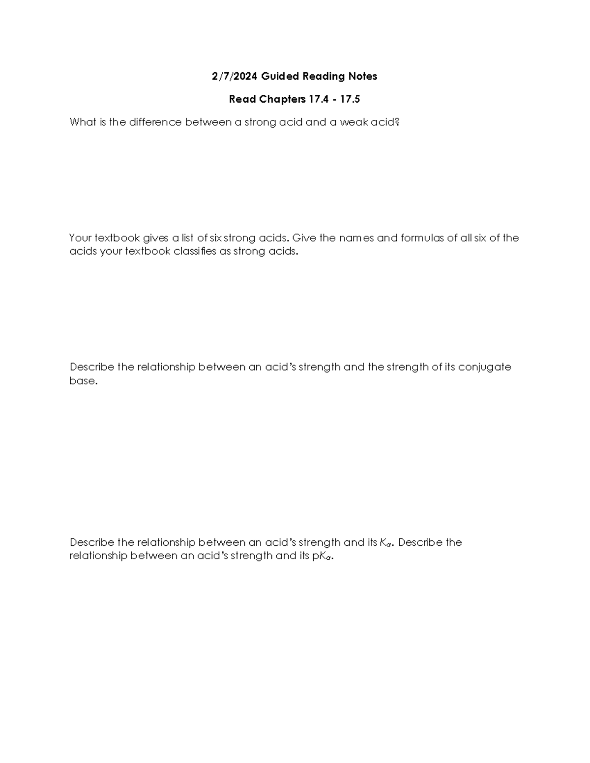 02-07 GRN - worksheet - 2/7/2024 Guided Reading Notes Read Chapters 17 ...