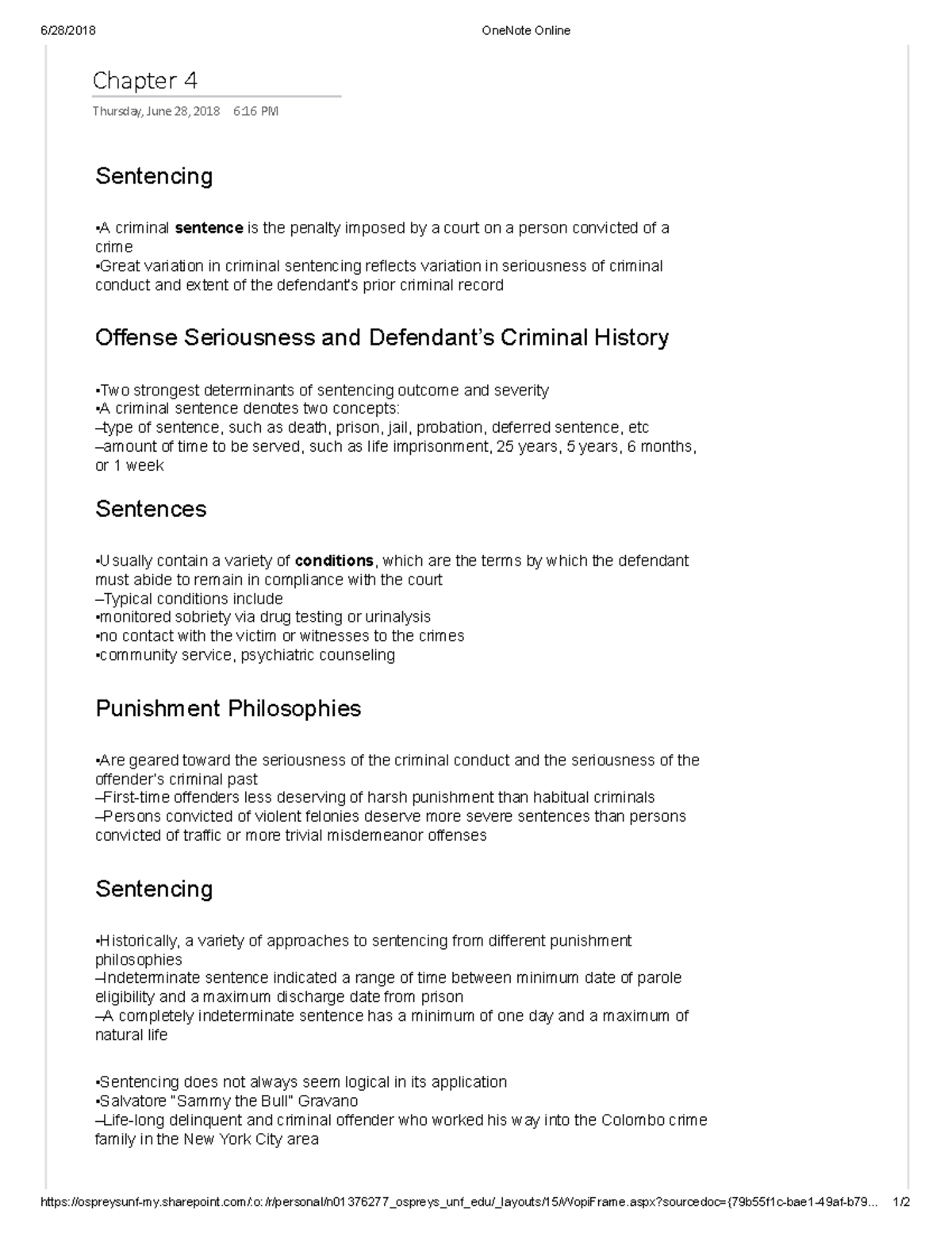 Chapter 4 part 1 notes - 6/28/2018 OneNote Online - Studocu