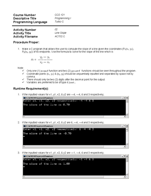 Activity 01 [Program Details] - - Studocu