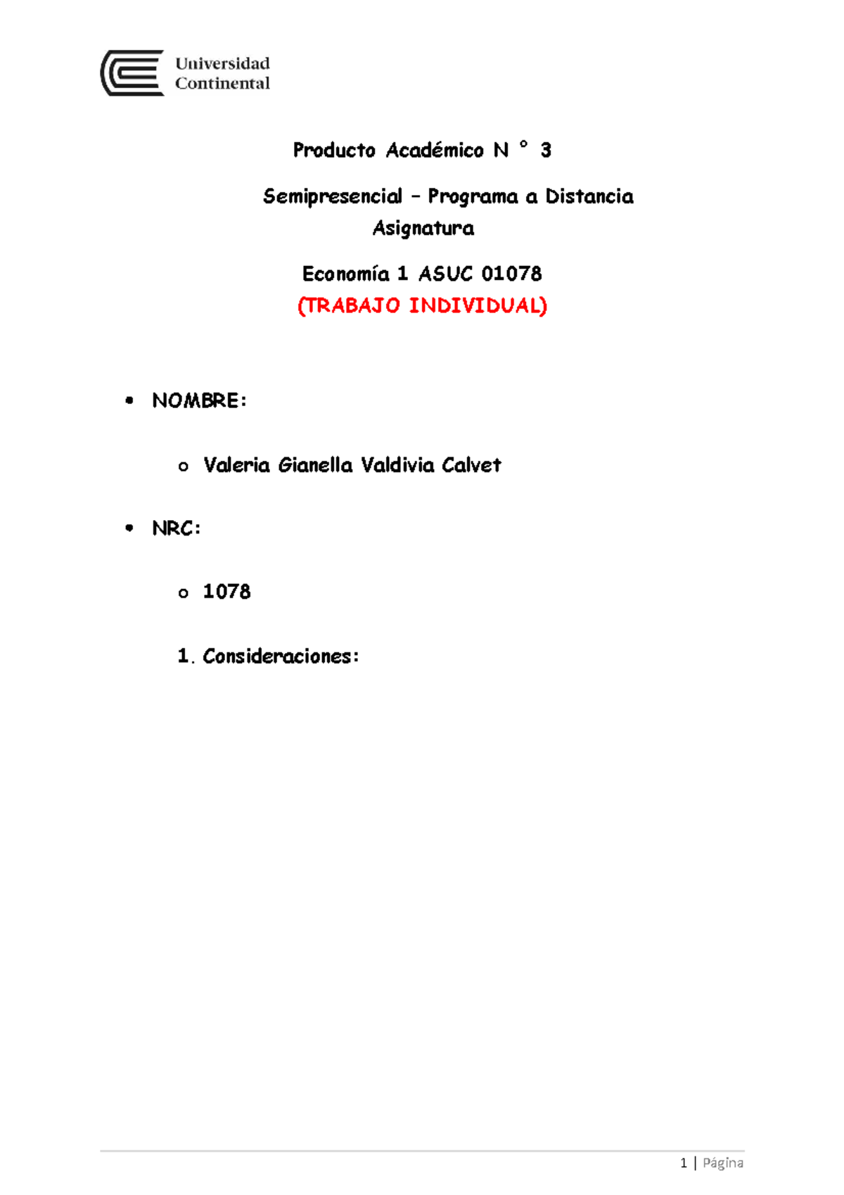 642674815 PA3 Economia docx - Producto Académico N ° 3 Semipresencial – Programa a Distancia ...