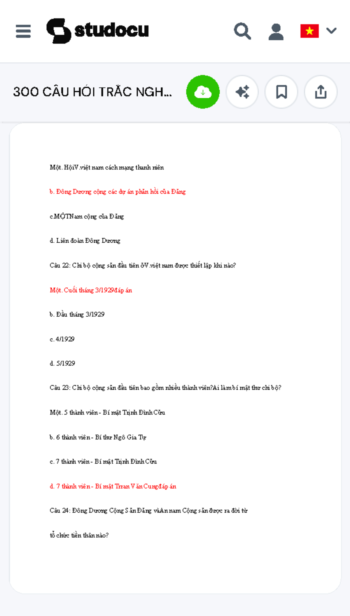 740169194 300 CA U HO I TRA C Nghie M LI CH SU ĐA NG 300 CA U HO - b ản gốc ản dịch này ến phản ...