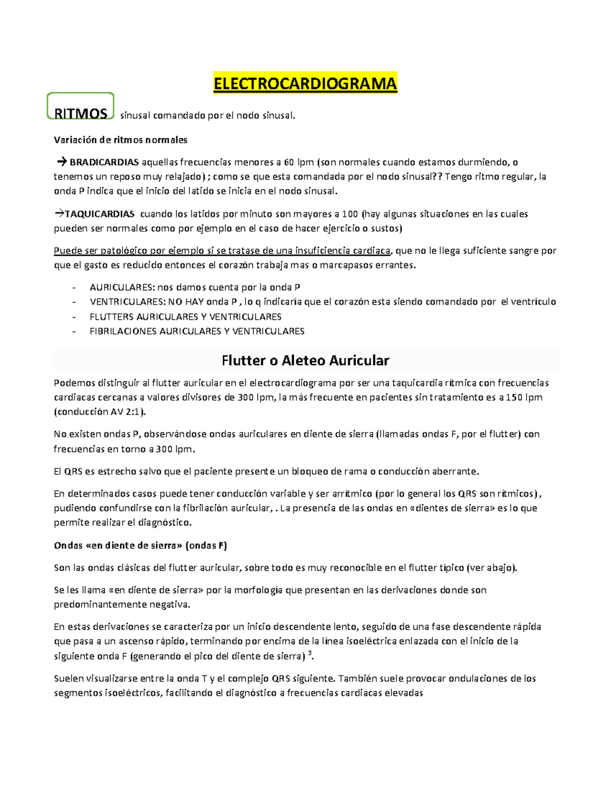 ECG patologico unc-fcefyn - Warning: TT: undefined function: 32 Warning: TT: undefined function ...