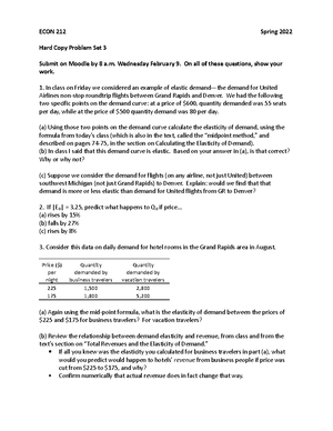 ECON 212 PS4 S22 - practice problems - ECON 212 Spring 2022 Hard Copy ...