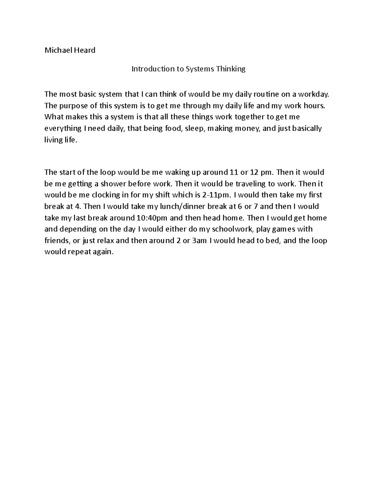 Intro to systems thinking - Michael Heard Introduction to Systems ...