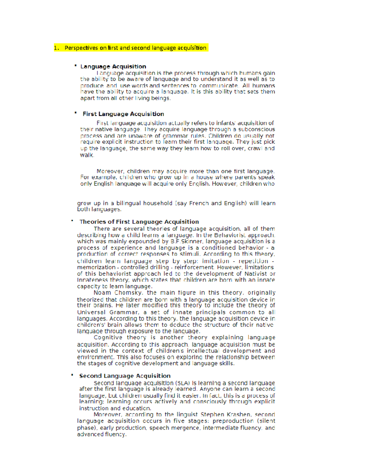 MC ENGL 101 ACT 1 - activities - Perspectives on first and second ...