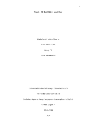 Anexo 1 - Workshop 1 Segmental - Practical exercises - Task 2 Segmental Features Maria camila ...