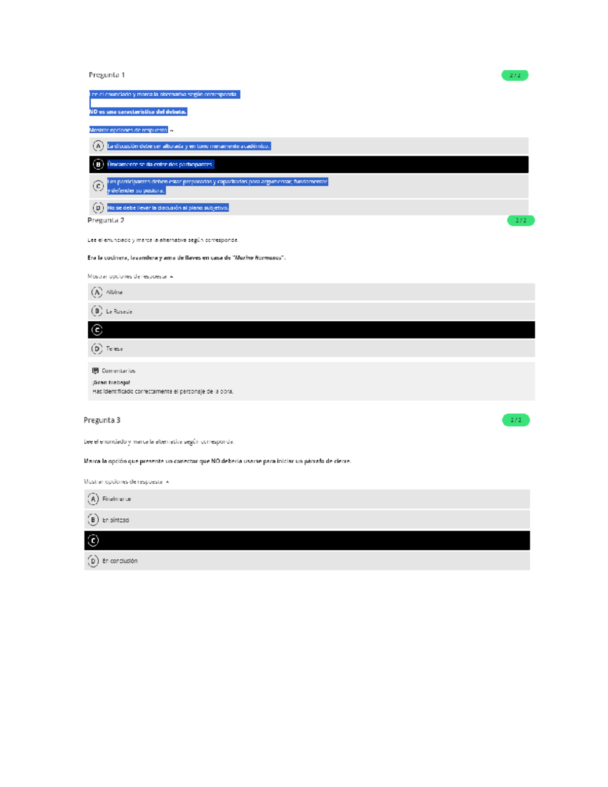Examen resuelto t4 de comunicacion 2 - COMUNICACION II - Studocu