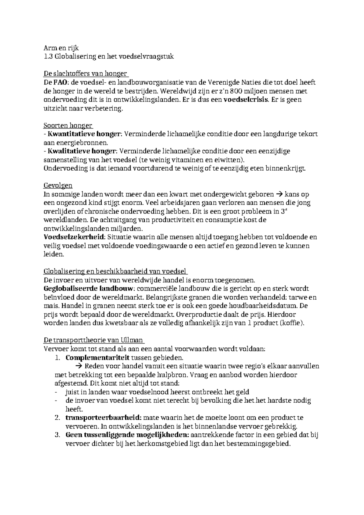 Arm en rijk - Wereldwijd zijn er z’n 800 miljoen mensen met ...