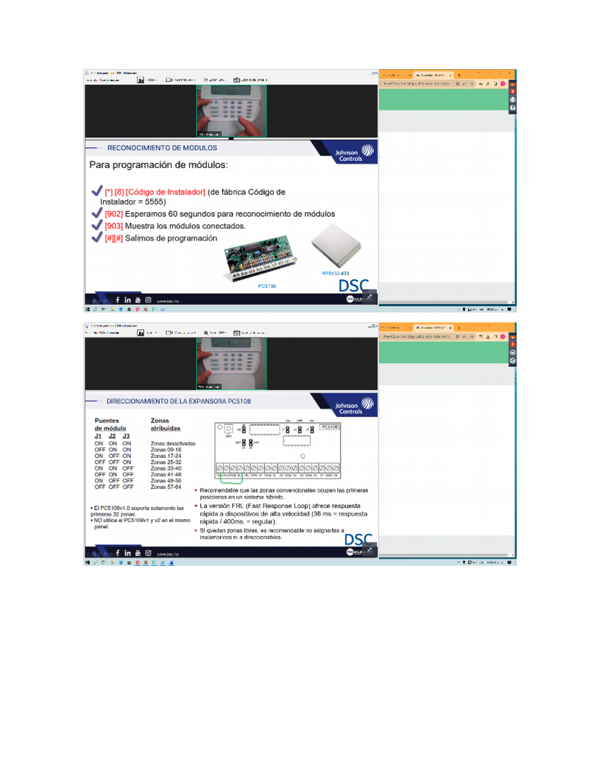DSC - alarmas dcs - Planificación de redesa - Studocu