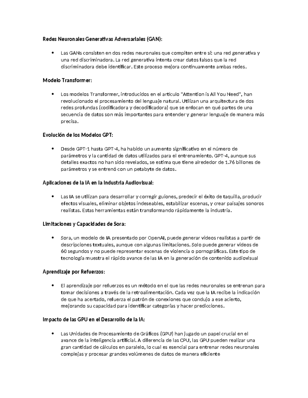 Ia - inteligencia artificial - Redes Neuronales Generativas ...