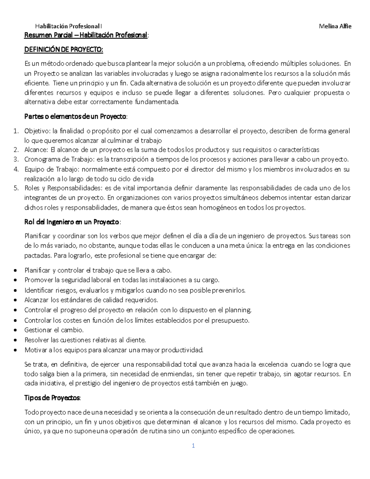 Resumen Habilitación Profesional 1 - Warning: TT: undefined function: 32 Resumen Parcial – - Studocu