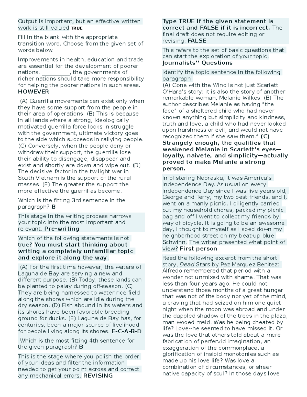 Reading And Writing - Output is important, but an effective written ...