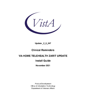 VA0740 Telework Agreement- Draft (003) Clinical Applications ...