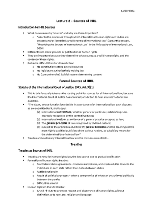 Indigenous Peoples & IHRL - LAWS3168, International Human Rights Law ...