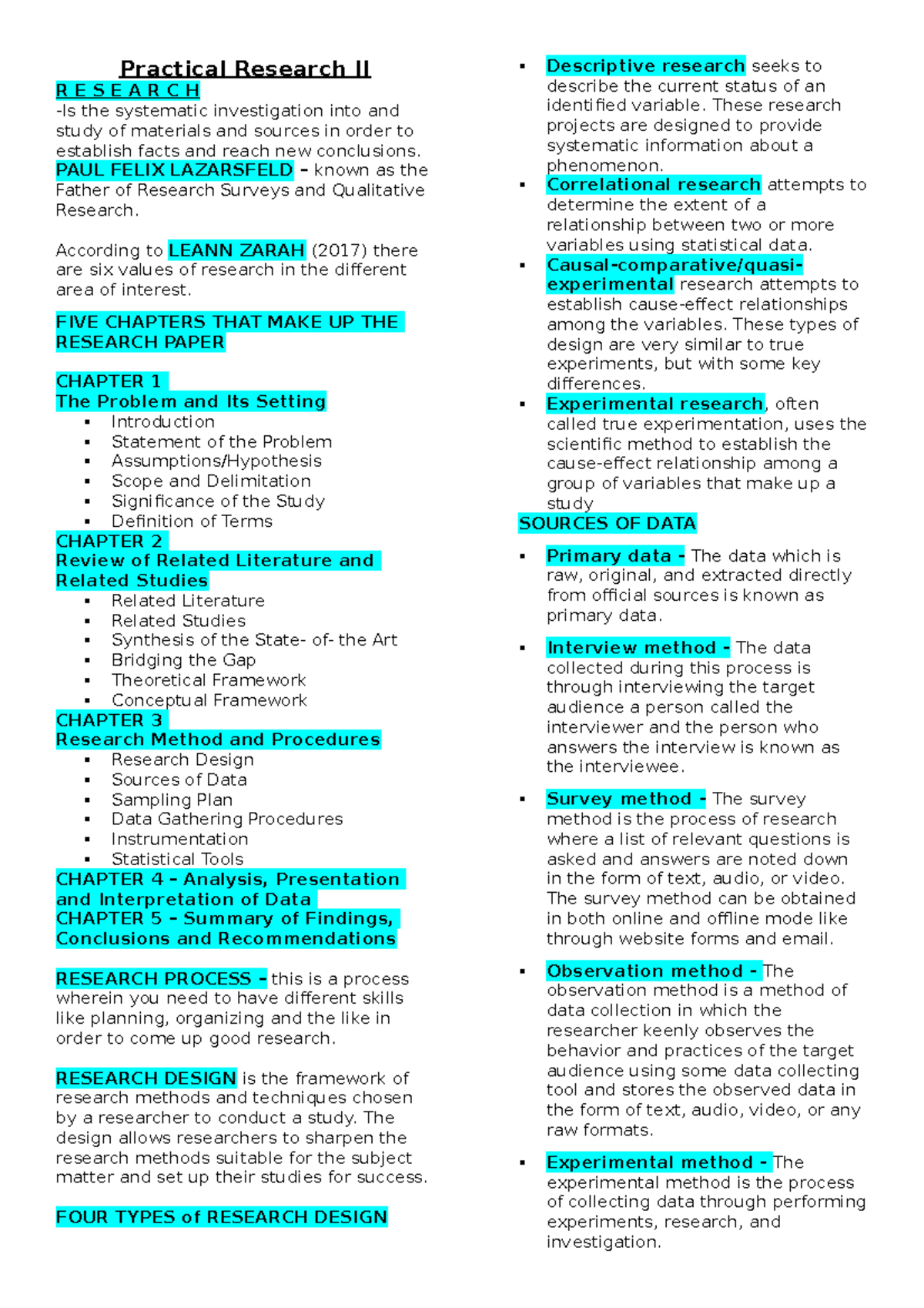 Practical-Research-II - Practical Research II R E S E A R C H -Is the ...