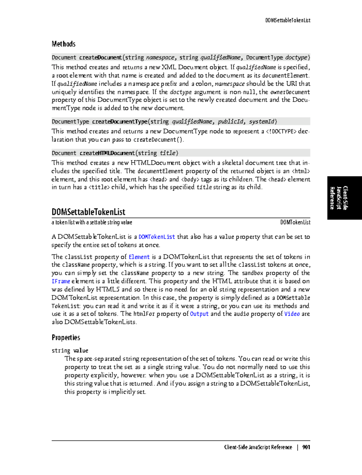 Web Programming Using Java Script Methods Document Createdocument