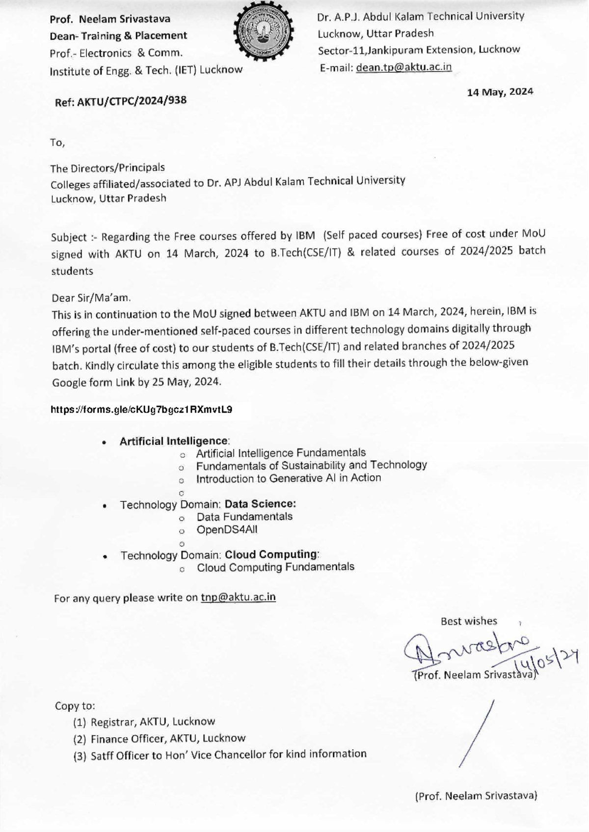 Aktu - Help - forms/cKUg7bgcz1RXmvtL Artificial Intelligence ...