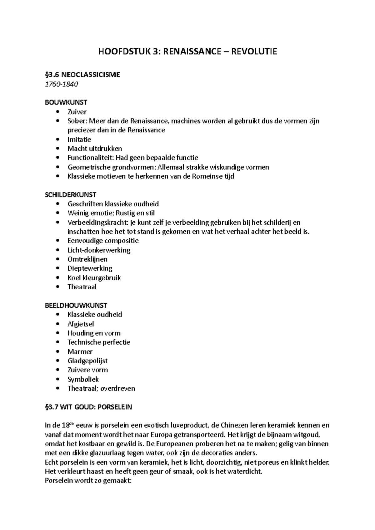 Tekenen Hoofdstuk 3 - HOOFDSTUK 3: RENAISSANCE – REVOLUTIE §3 ...