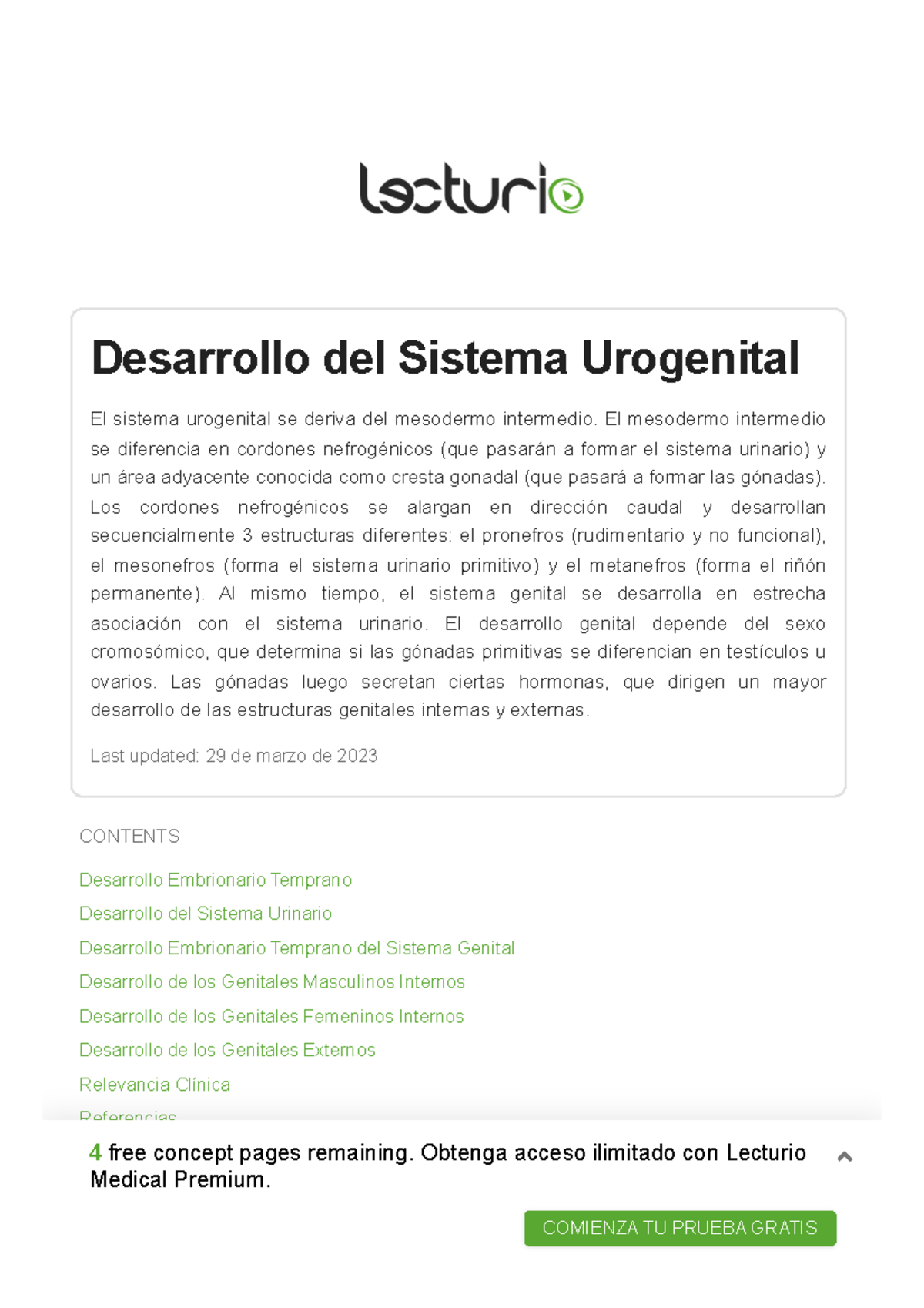 Desarrollo del Sistema Urogenital - Lecturio - Desarrollo del Sistema ...