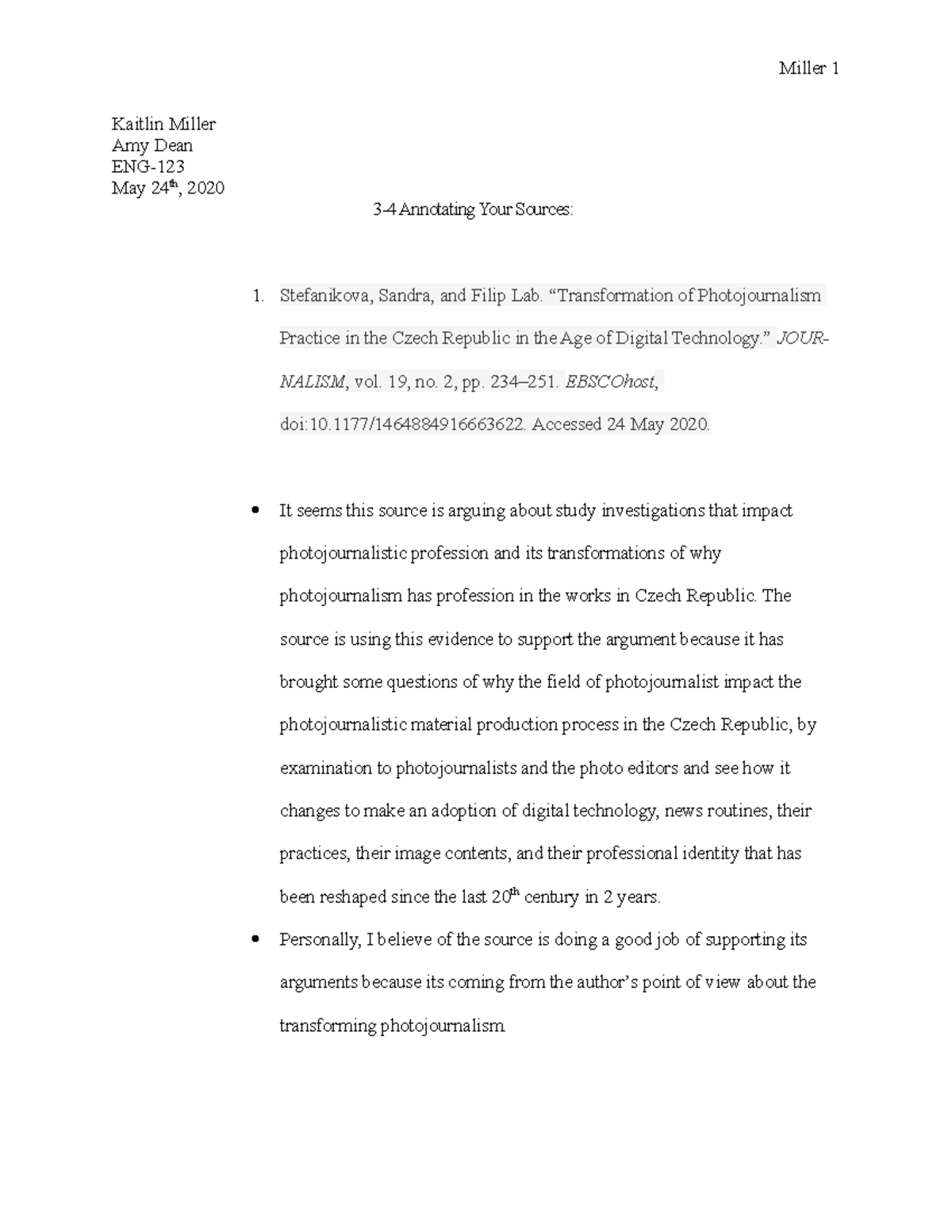 3-4 Annotating your Sources - Kaitlin Miller Amy Dean ENG- May 24th ...