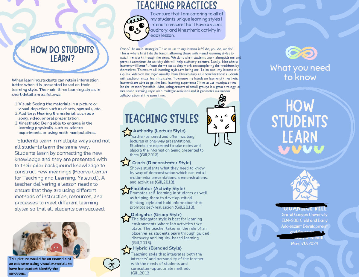 How Students Learn - TEACHING STYLES What you need to know HOW STUDENTS ...