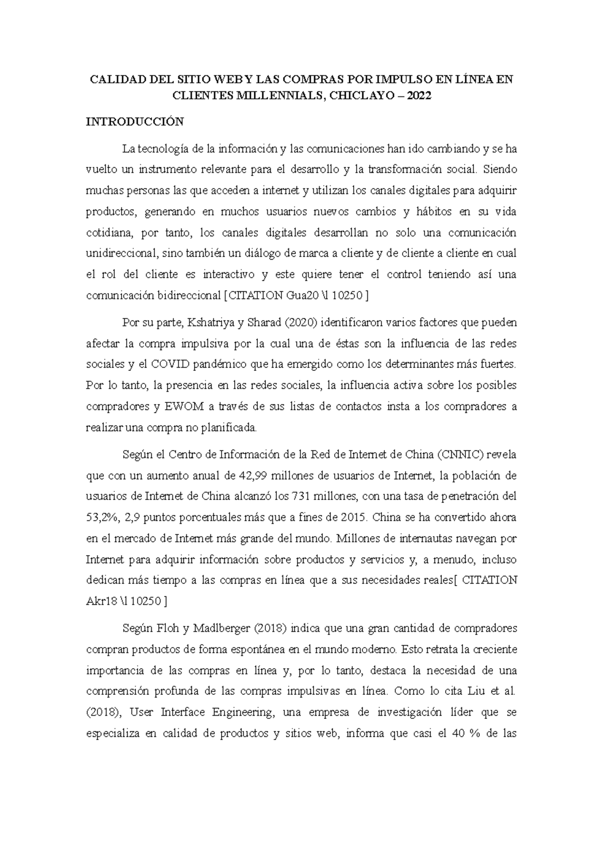 Calida de sitios web y compras por impulso - CALIDAD DEL SITIO WEB Y ...