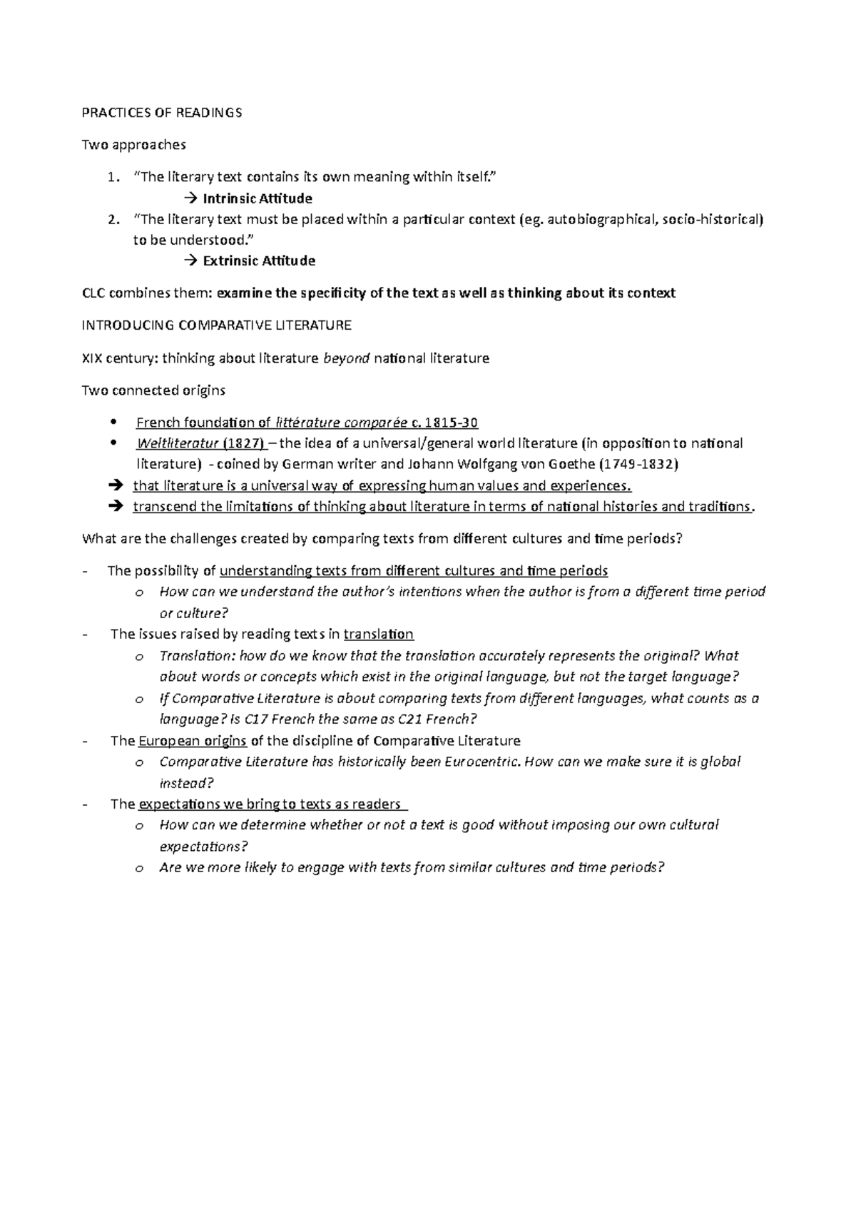 Seminary notes - dr Danielle Sands - The Iliad - PRACTICES OF READINGS ...