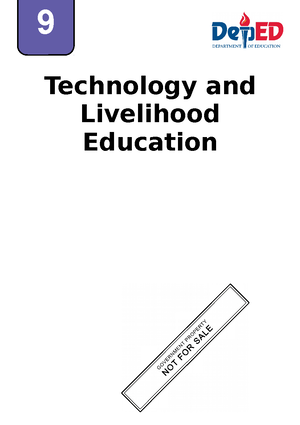 Lesson 2 Module 1 - K-12 TECHNOLOGY AND LIVELIHOOD EDUCATION (MELC ...