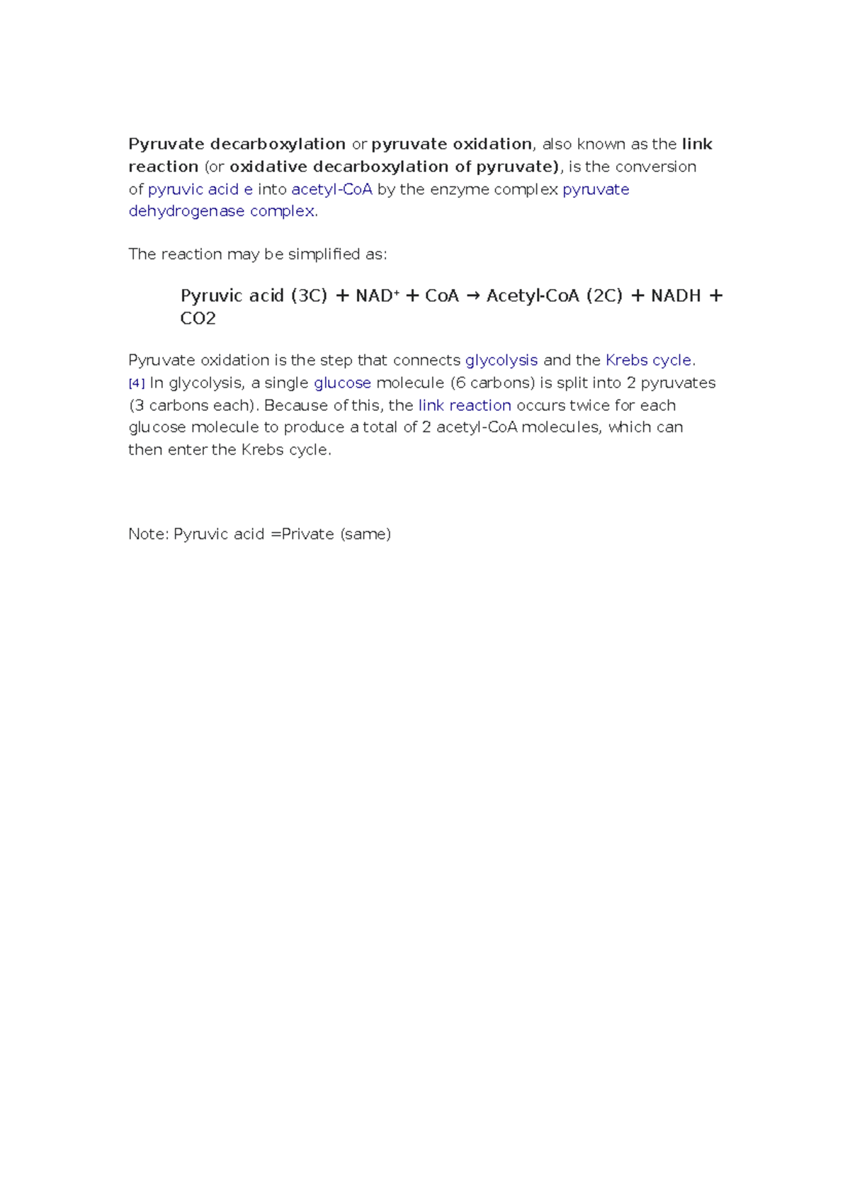 Link-reaction-1 - Anatomy and give a detailed information about ...