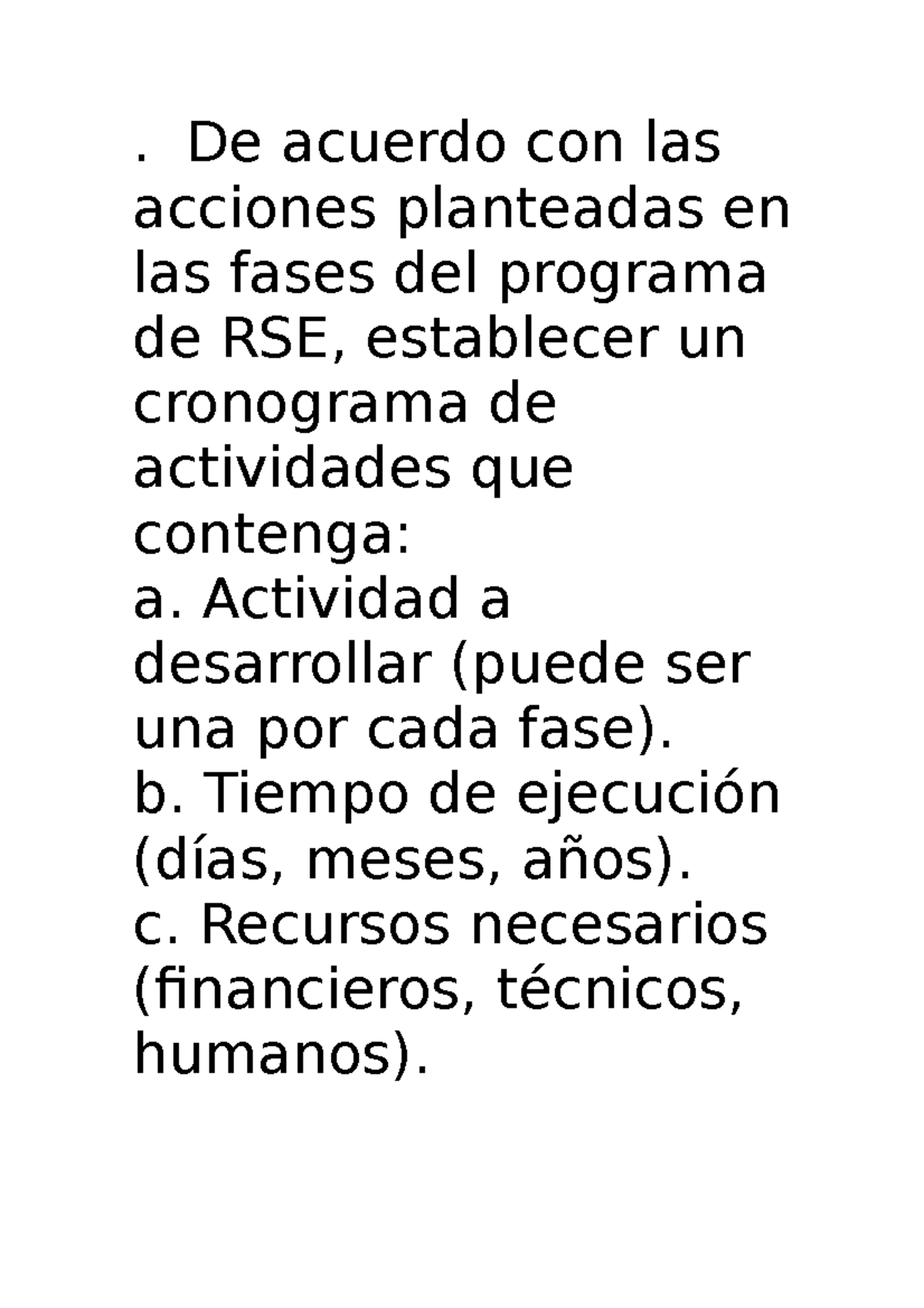 Punto 1 y 2 - 1 y 2 :) - . De acuerdo con las acciones planteadas en ...