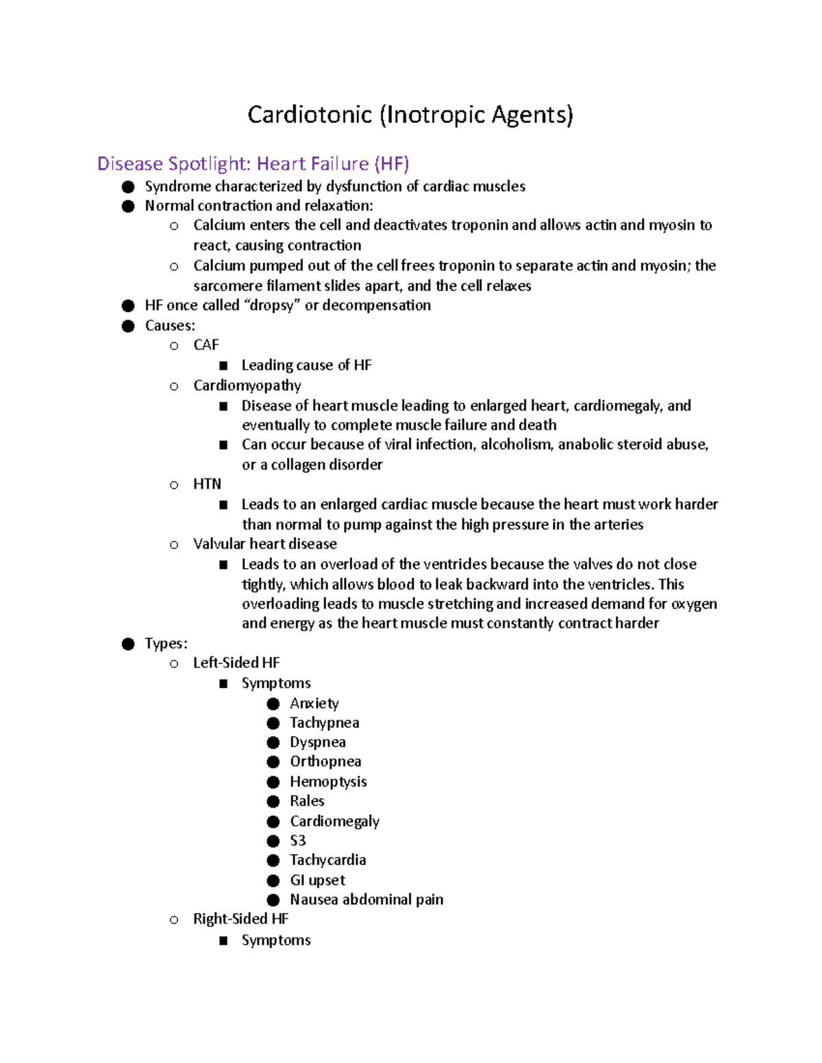 M3 Cardiotonic Inotropic Agents - Cardiotonic (Inotropic Agents ...