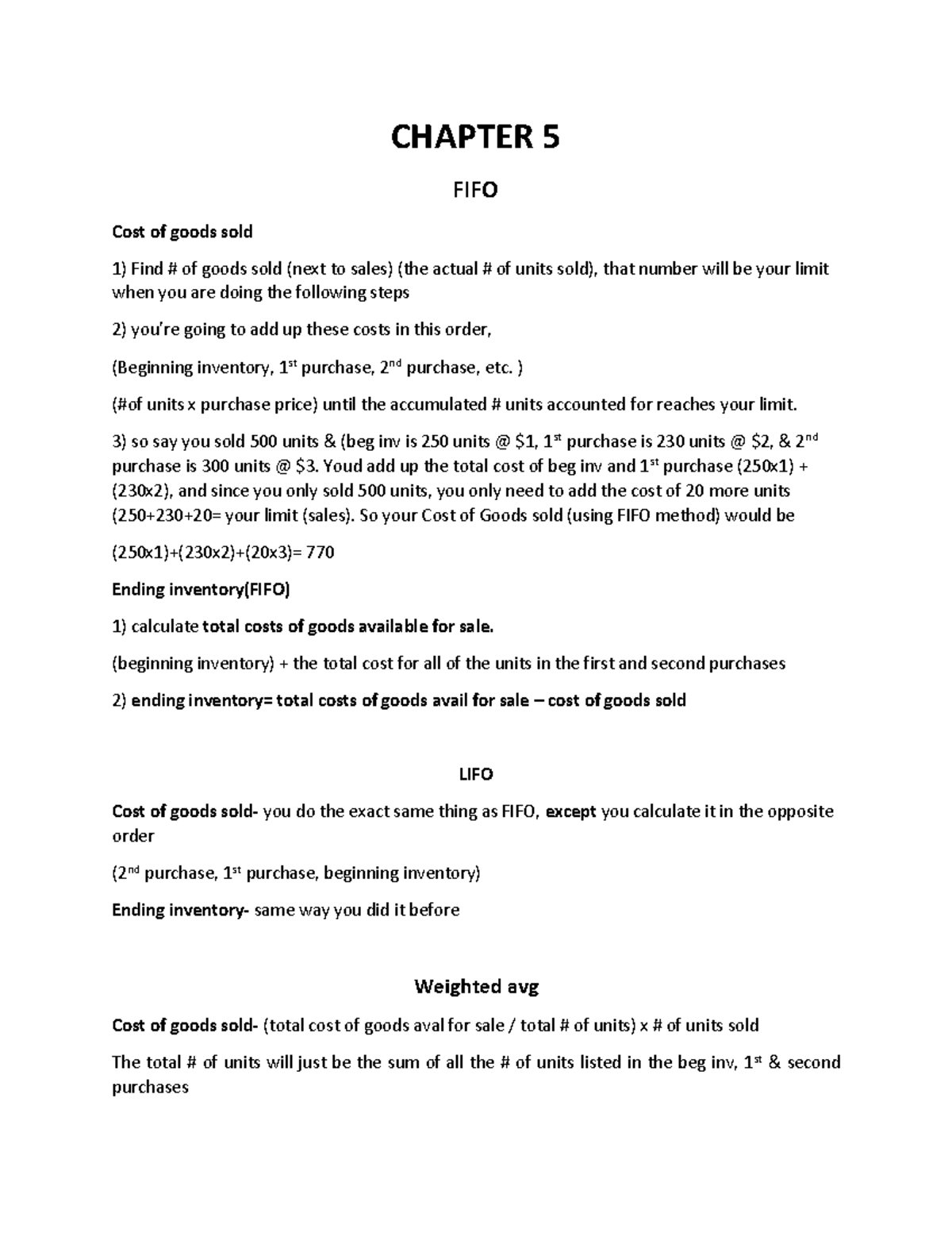 ACCT 222 EXAM 2 Study Guide - ACCT 222 - USC - Studocu