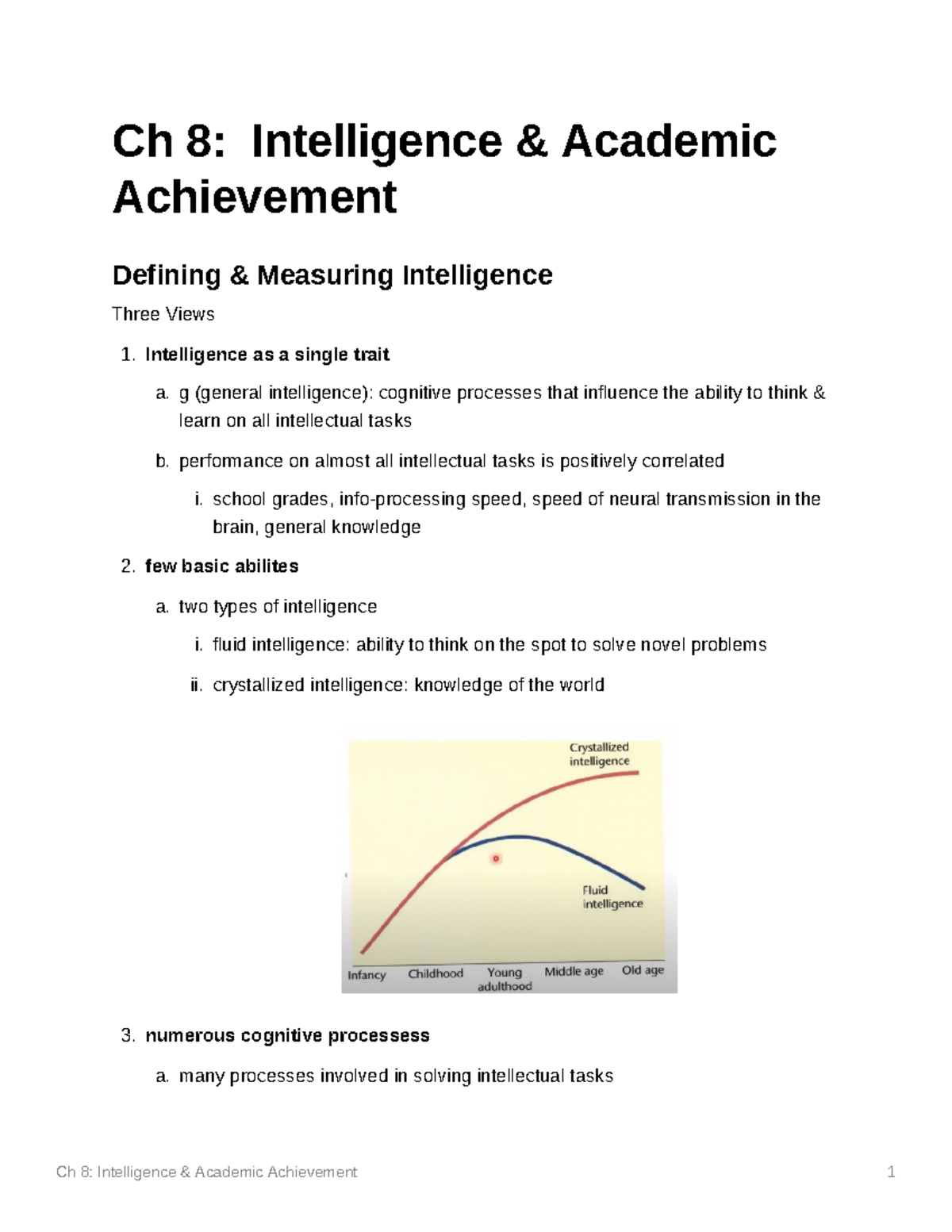 Ch 8 Intelligence Academic Achievement - Ch 8: Intelligence &amp; Academic ...