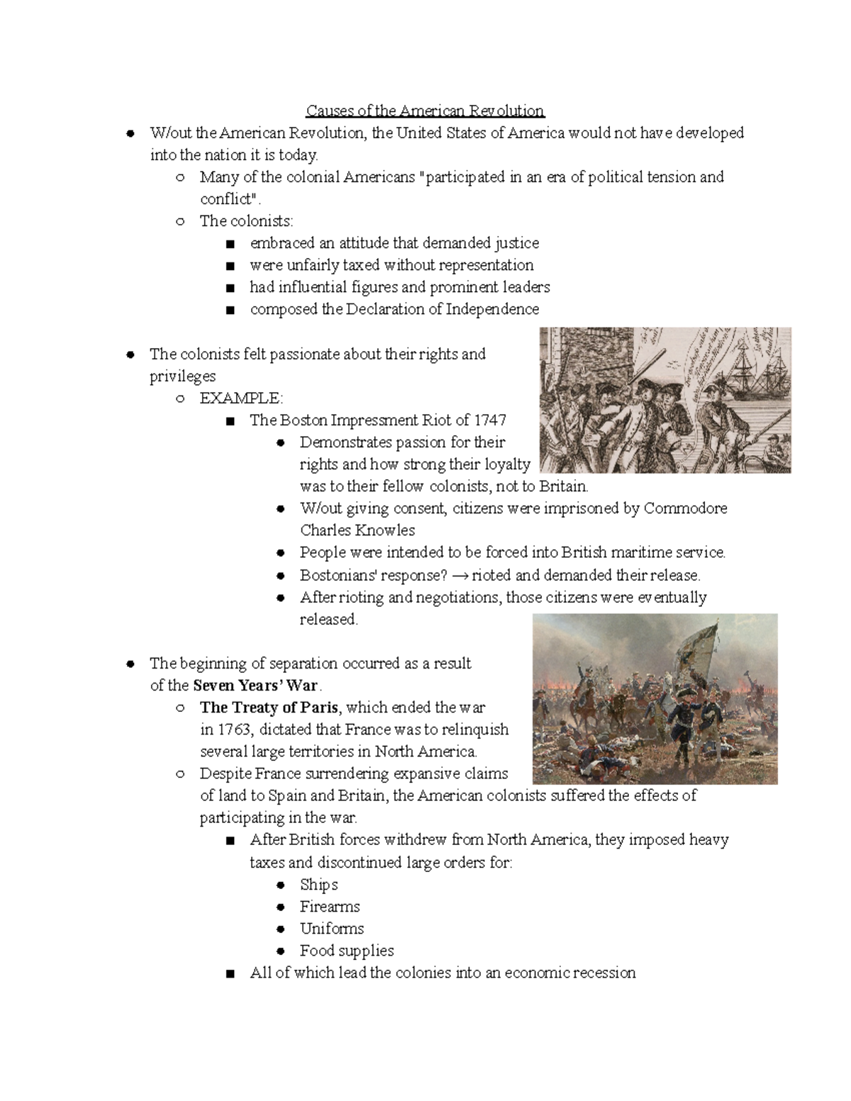 Causes of the American Revolution - Many of the colonial Americans ...