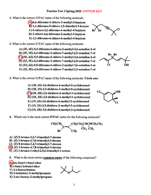 LSU Organic Chem 2261 Sec 16 Notes - CHEM 2261 - Studocu