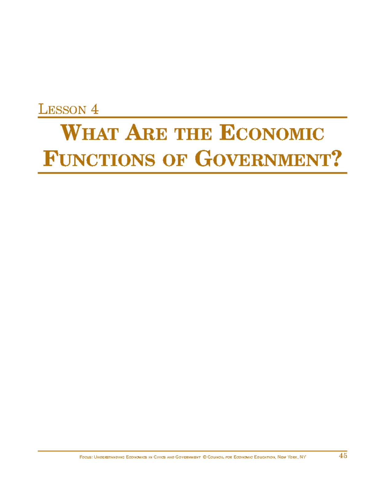 Reading 1-hs - Notes - FOCUS: UNDERSTANDING ECONOMICS IN CIVICS AND ...