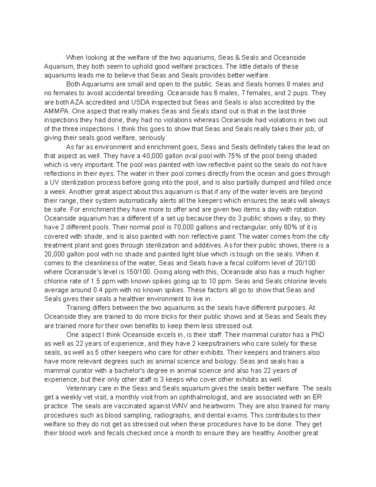 Case study #3 - Professor Susan Marston - When looking at the welfare ...