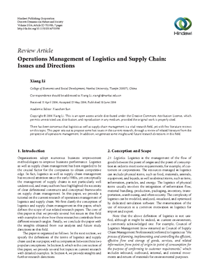 Operations Research Module - CHAPTER ONE 1. Introduction to Operations ...