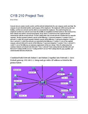 CYB 210 Proj 1 Isis Hughes Mohney - Isis Hughes-Mohney CYB- 2/11/ Michael Michlowski 6 Project ...
