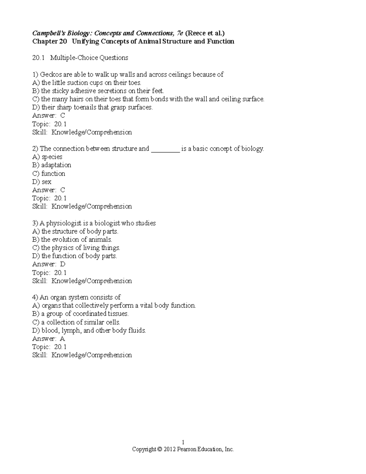 Chapter-20 - For Final - Campbell's Biology: Concepts and Connections ...