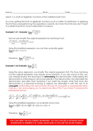Graphs of a function - Notes for Calculus 1 - 0 2 4 -4 -3 -2 -1 0 1 2 ...