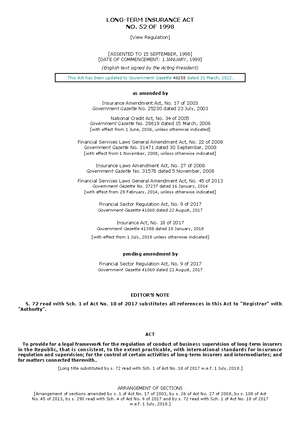 NPA ACT - it is an act which will give you overview of what you've ...