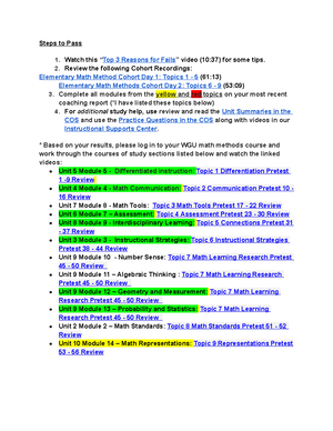 Elementary Math C109 Lesson Plan Task - Jennifer Straley Student C109 ...